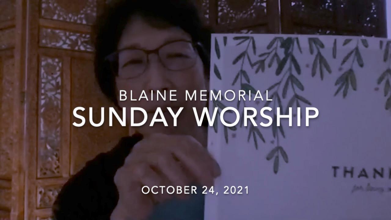 2021 Sermons – Blaine Memorial United Methodist Church